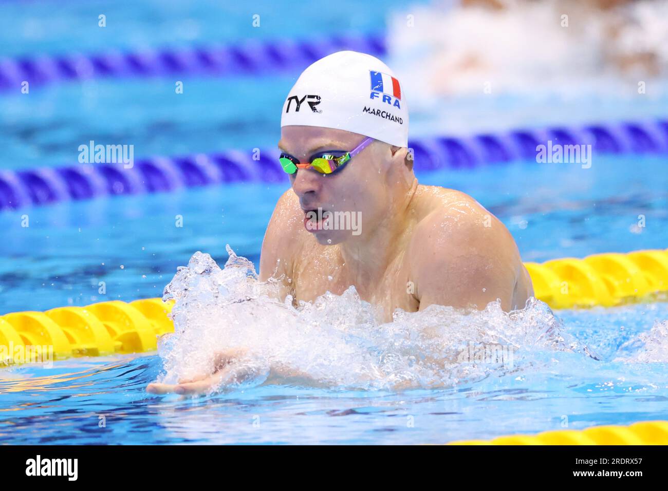 Fukuoka, Japan. 23rd July, 2023. Leon MARCHAND (FRA) Swimming : World ...