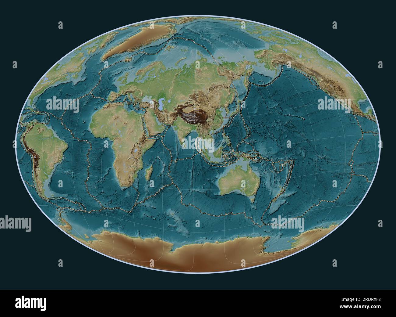 Burma tectonic plate on the Wiki style elevation map in the Fahey ...
