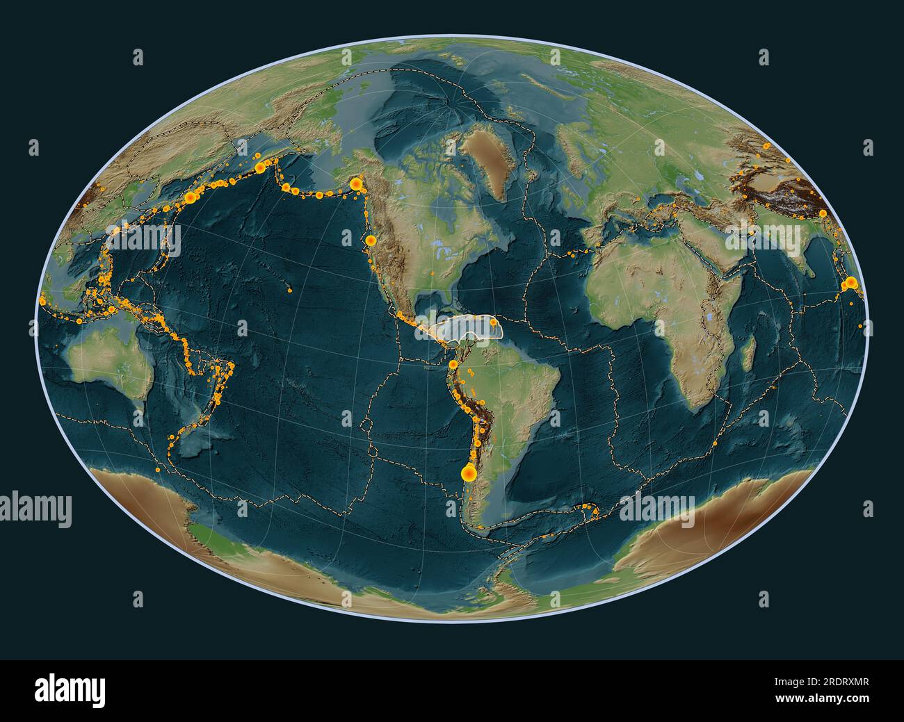 Caribbean tectonic plate on the Wiki style elevation map in the Fahey ...