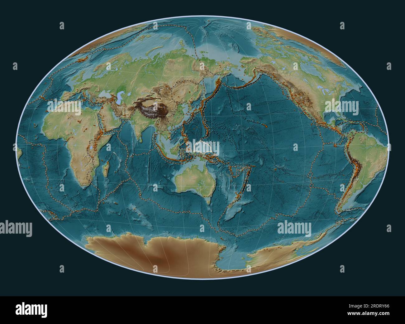 Caroline tectonic plate on the Wiki style elevation map in the Fahey ...