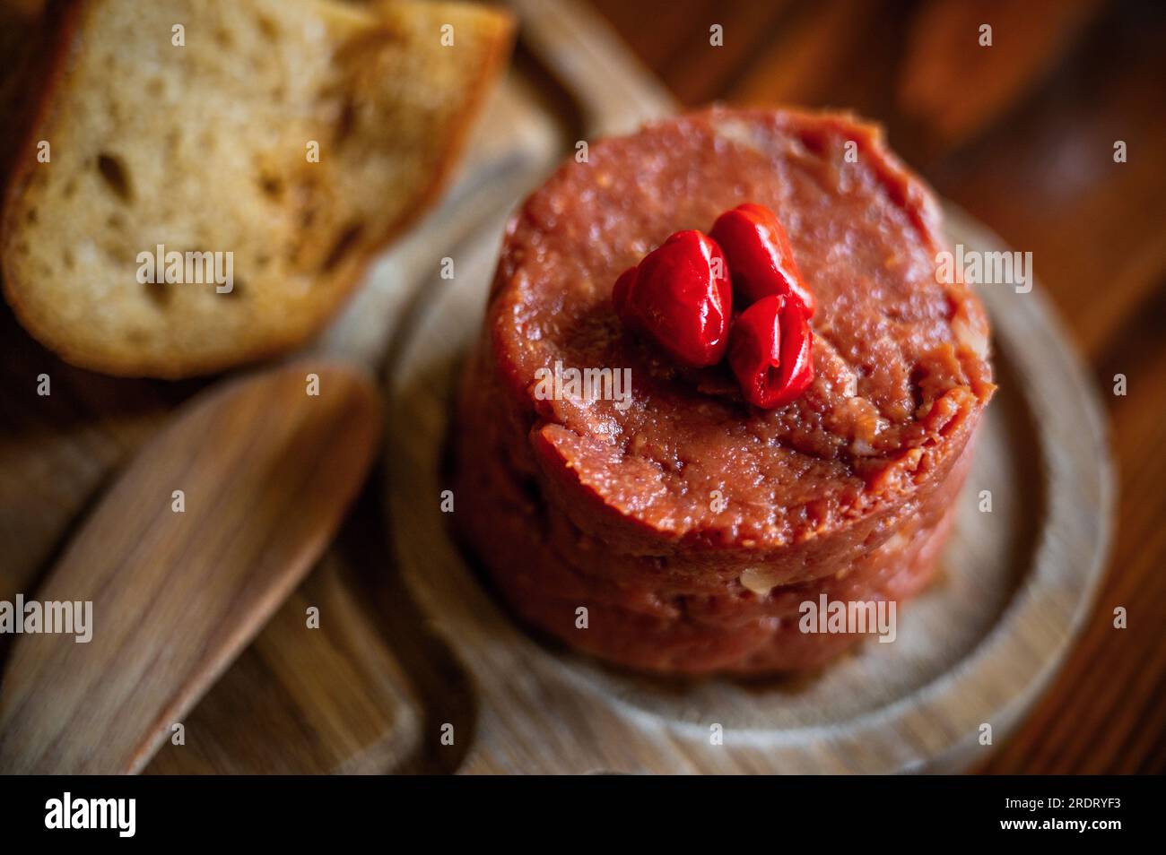 Meat tartar hi-res stock photography and images - Alamy
