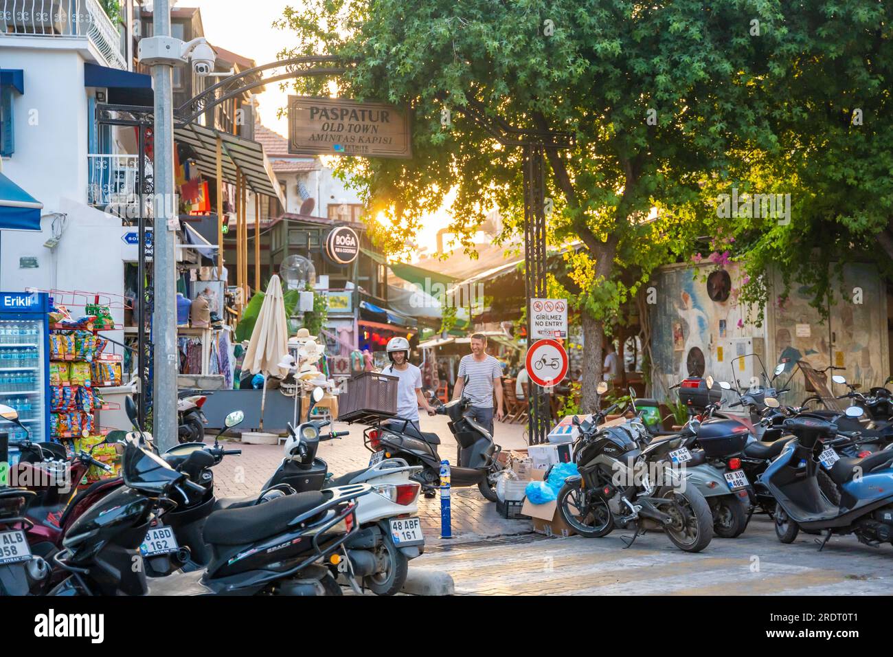 Fethiye, Turkey - June 9, 2023: Old town in Fethiye or Paspatur ...