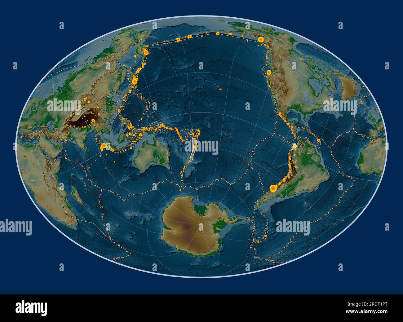 Map plate tectonic earthquake hi-res stock photography and images - Alamy