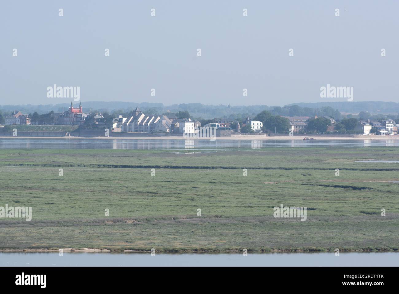 Le Crotoy viewed from St-Valery-sur-Somme Stock Photo - Alamy