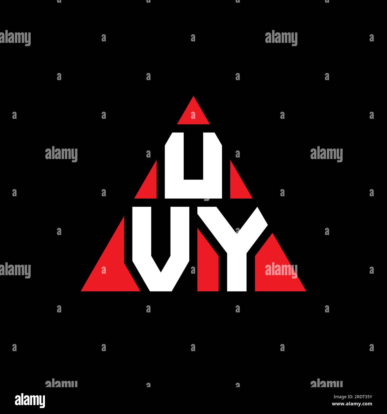 Uvy Logo UVY Letter Logo Design With Polygon Shape. UVY Polygon And