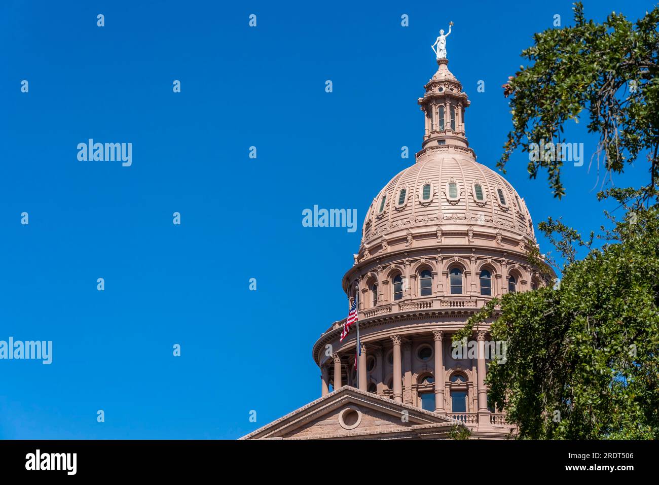 The Texas State Capitol Building In the city of Austin, Texas and the ...