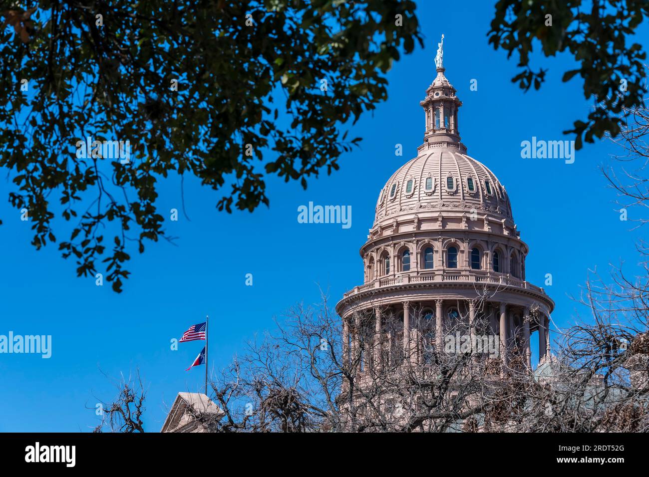 The Texas State Capitol Building In the city of Austin, Texas and the ...