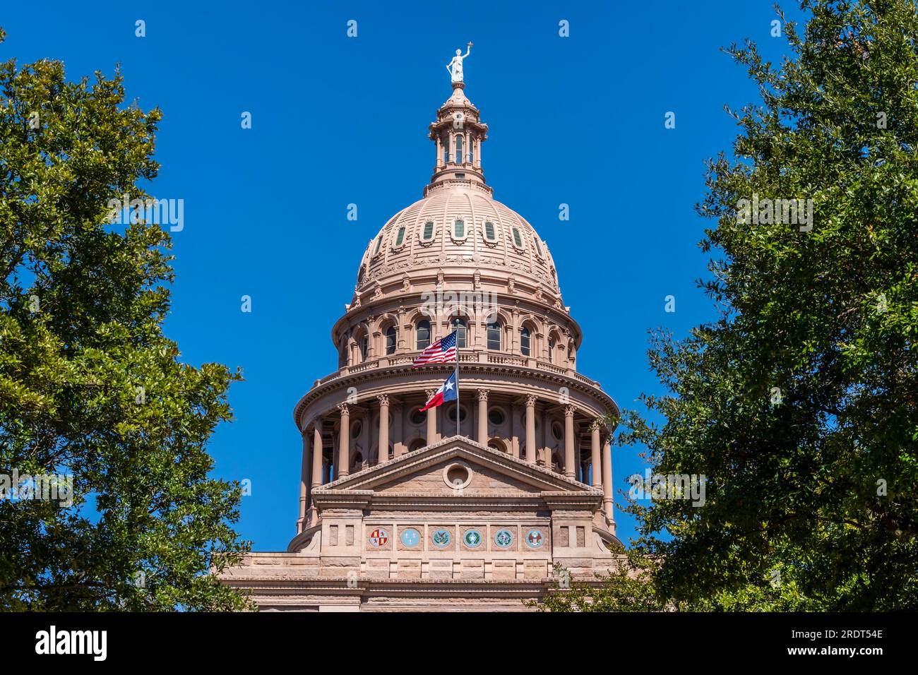 The Texas State Capitol Building In the city of Austin, Texas and the ...