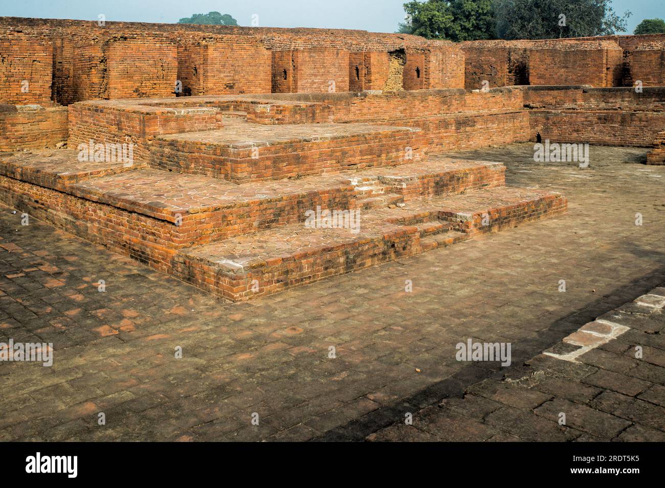 12 23 2014 Vintage ruins of Nalanda Mahavihara Mahavihara,5th century ...