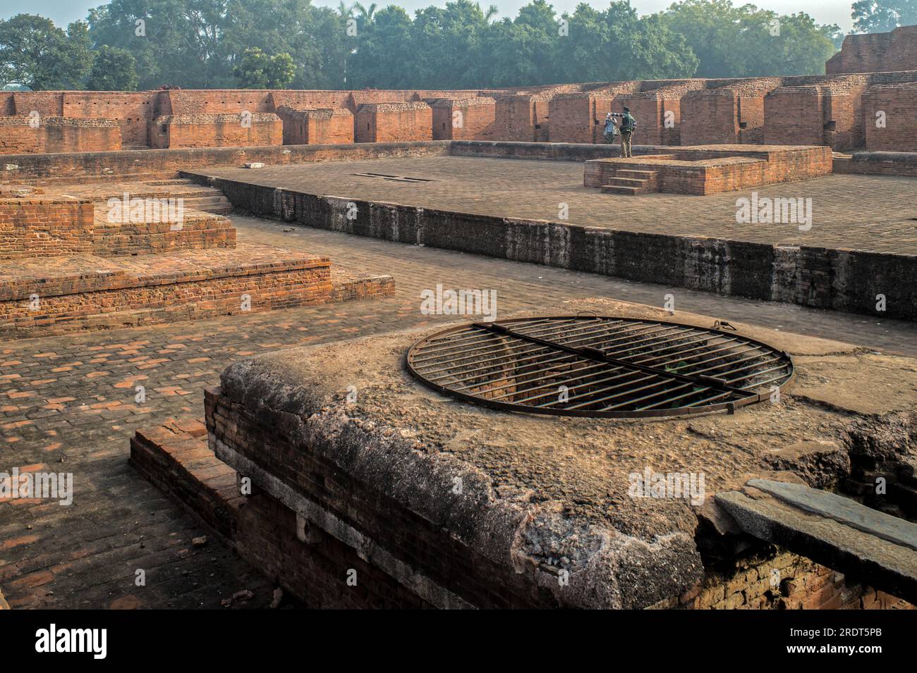 12 23 2014 Vintage ruins of Nalanda Mahavihara Mahavihara,5th century ...