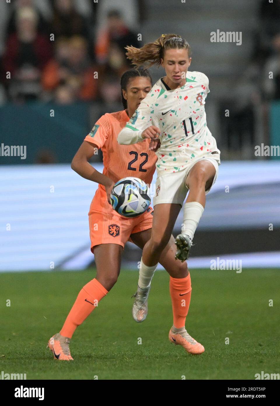 Dunedin, New Zealand. 23rd July, 2023. Ana Rute Camos Da Costa (L) of ...