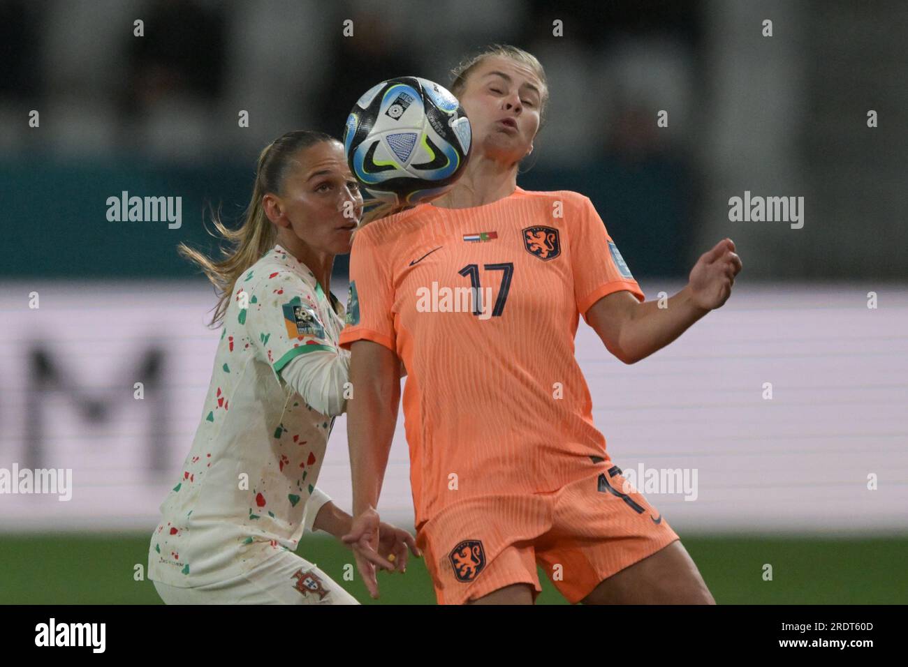 Dunedin, New Zealand. 23rd July, 2023. Catarina Isabel Silva Amado (L ...