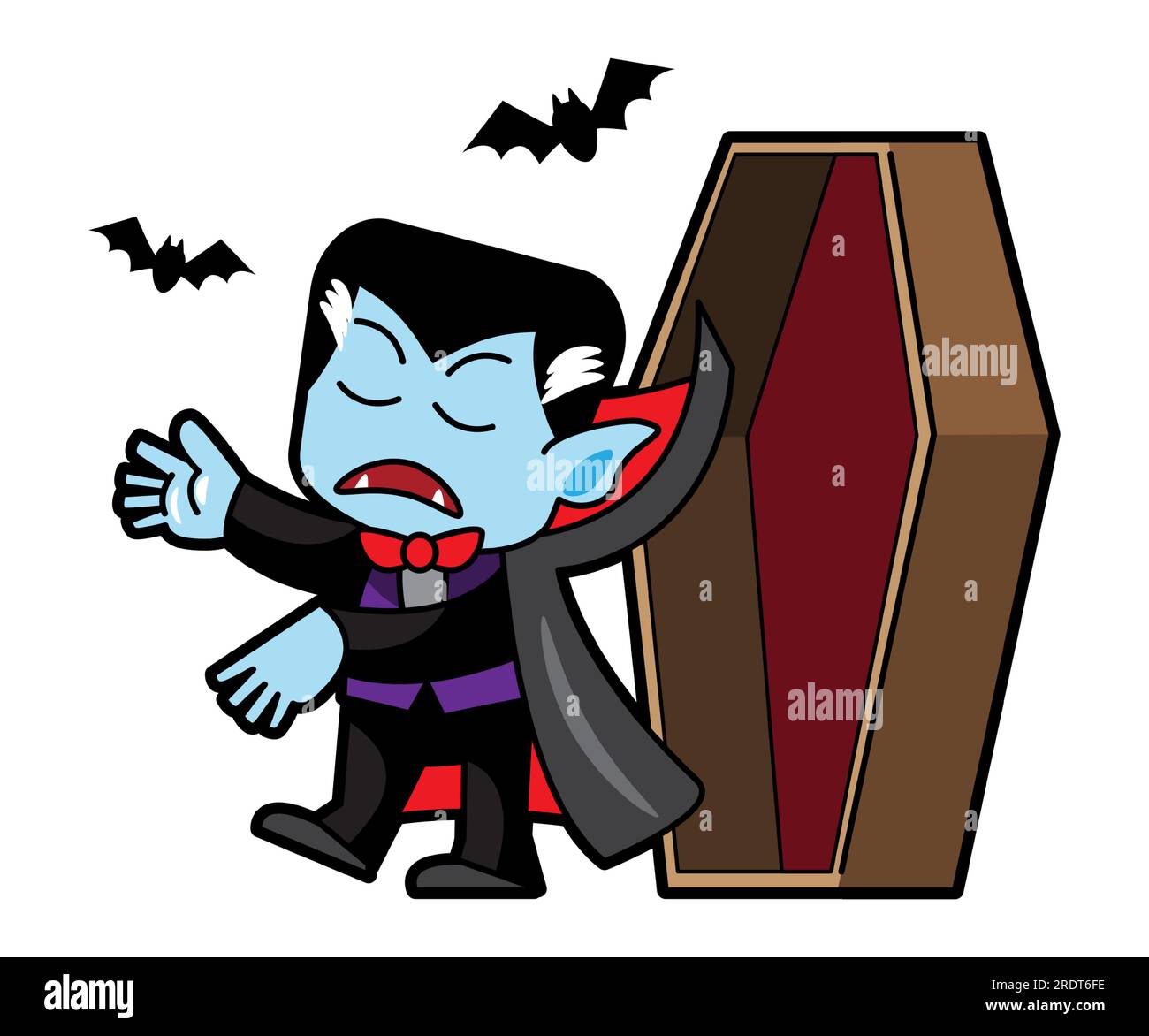 Dracula halloween cartoon character . Vector Stock Vector Image & Art ...