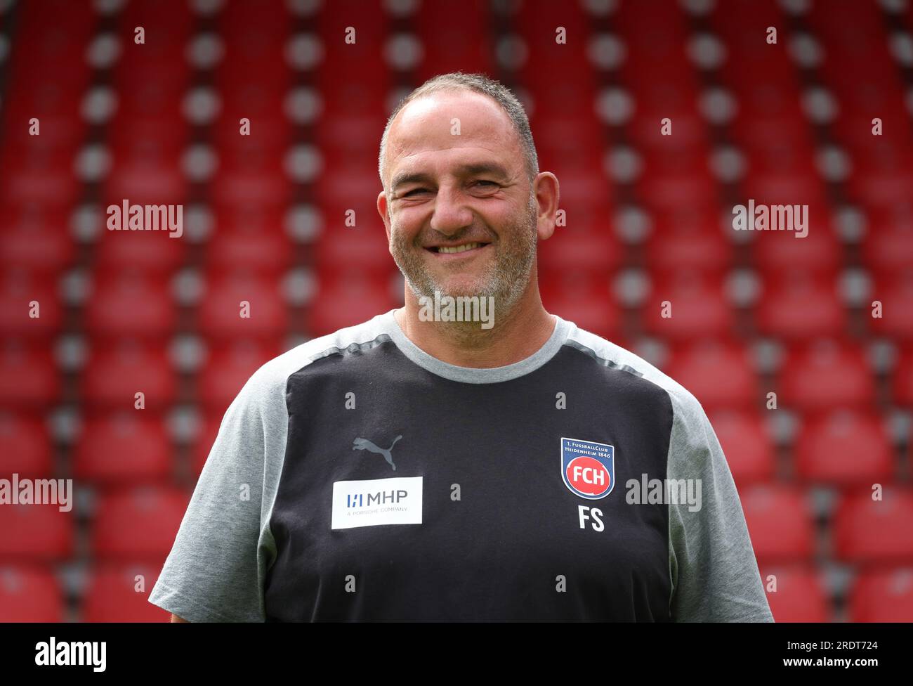 Heidenheim, Germany. 23rd July, 2023. Frank Schmidt (head coach) from 1 ...