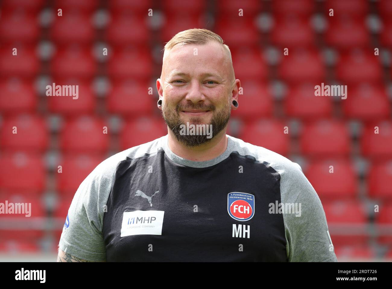 Heidenheim, Germany. 23rd July, 2023. Manuel Henck (equipment manager ...