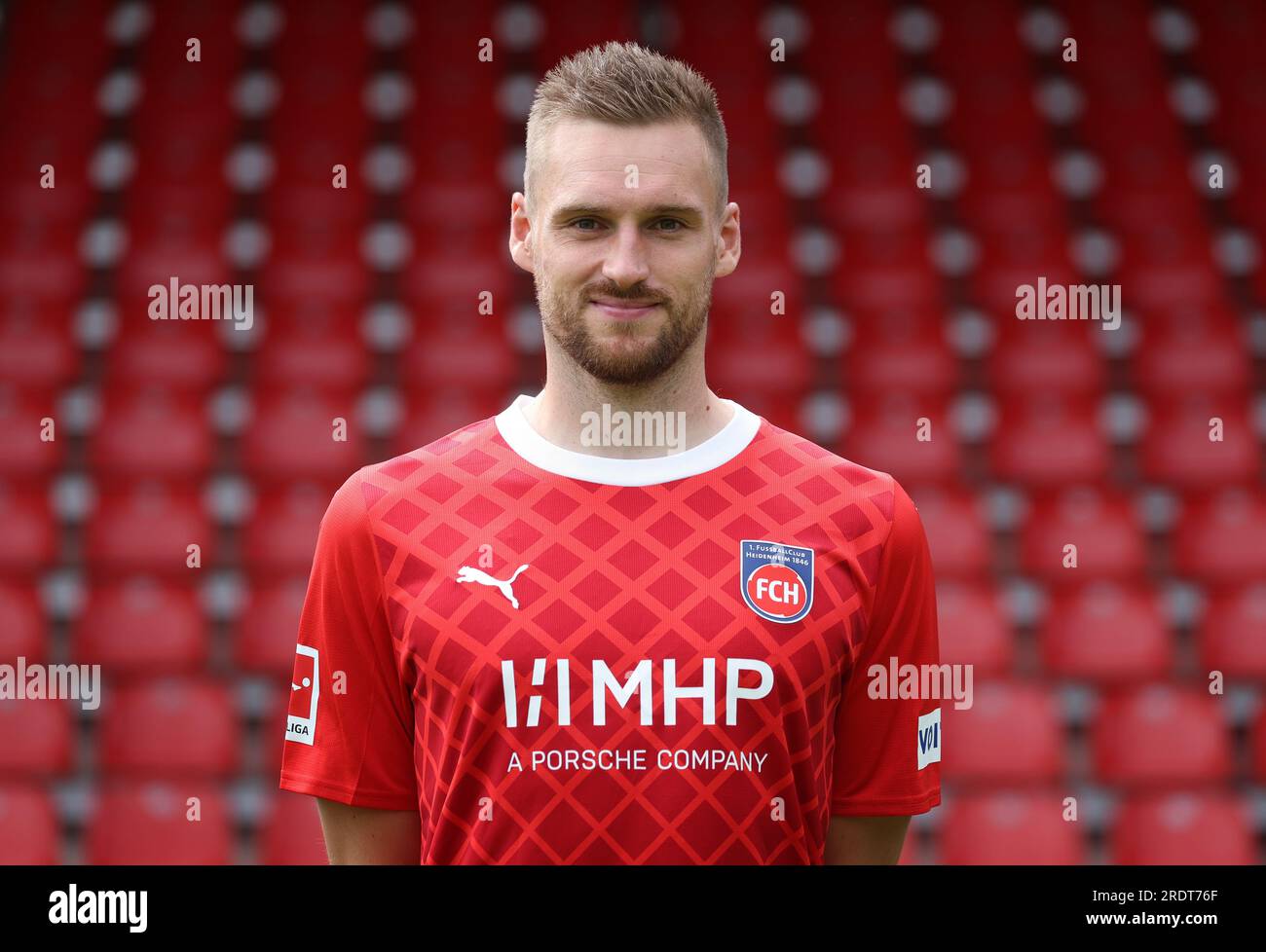 Heidenheim, Germany. 23rd July, 2023. Patrick Mainka from 1. FC ...