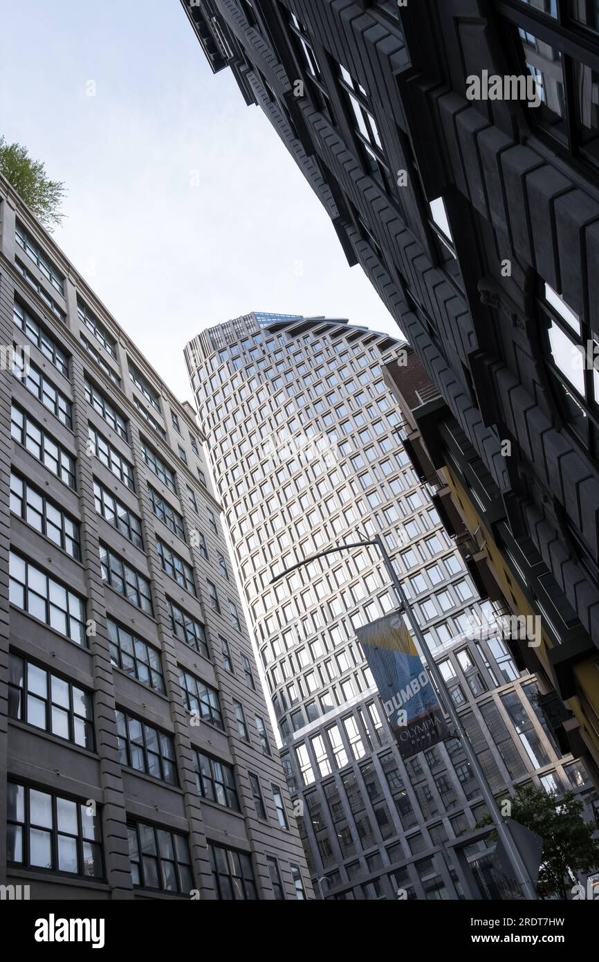 Architectural detail of Dumbo (short for Down Under the Manhattan ...