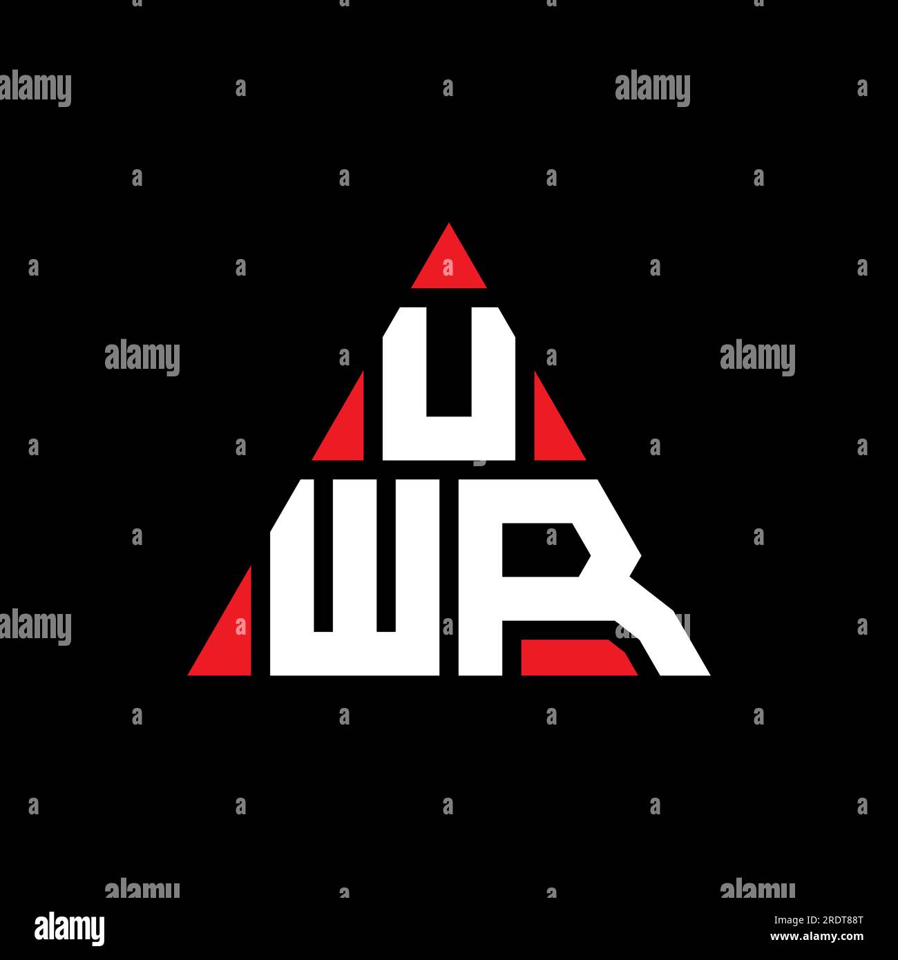 Uwr logo design hi-res stock photography and images - Alamy