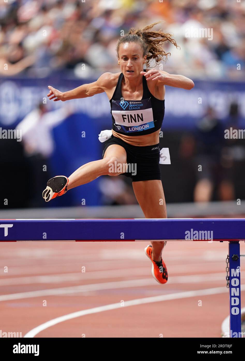 Michelle Finn of Ireland in the Women's 3000m Steeplechase during The ...