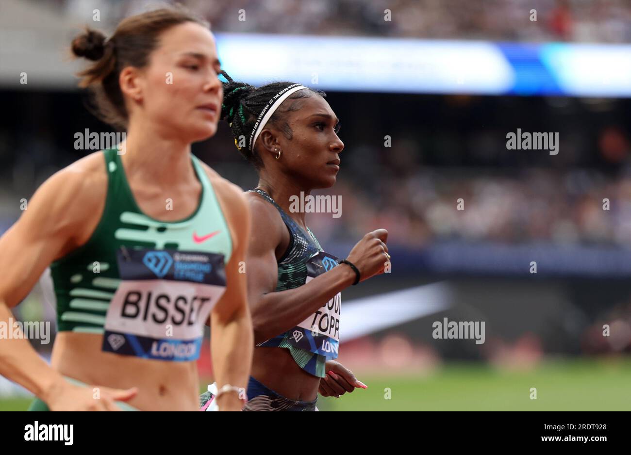 London, United Kingdom. 23 July, 2023. Jamaica's Natoya Goule-Toppin ...