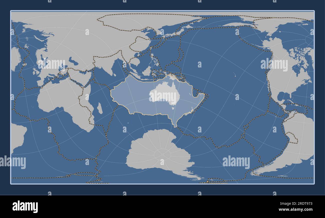 Australian tectonic plate Stock Vector Images - Alamy