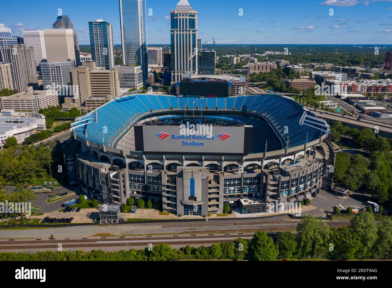 May 01, 2020, Charlotte, North Carolina, USA: Bank of America Stadium ...