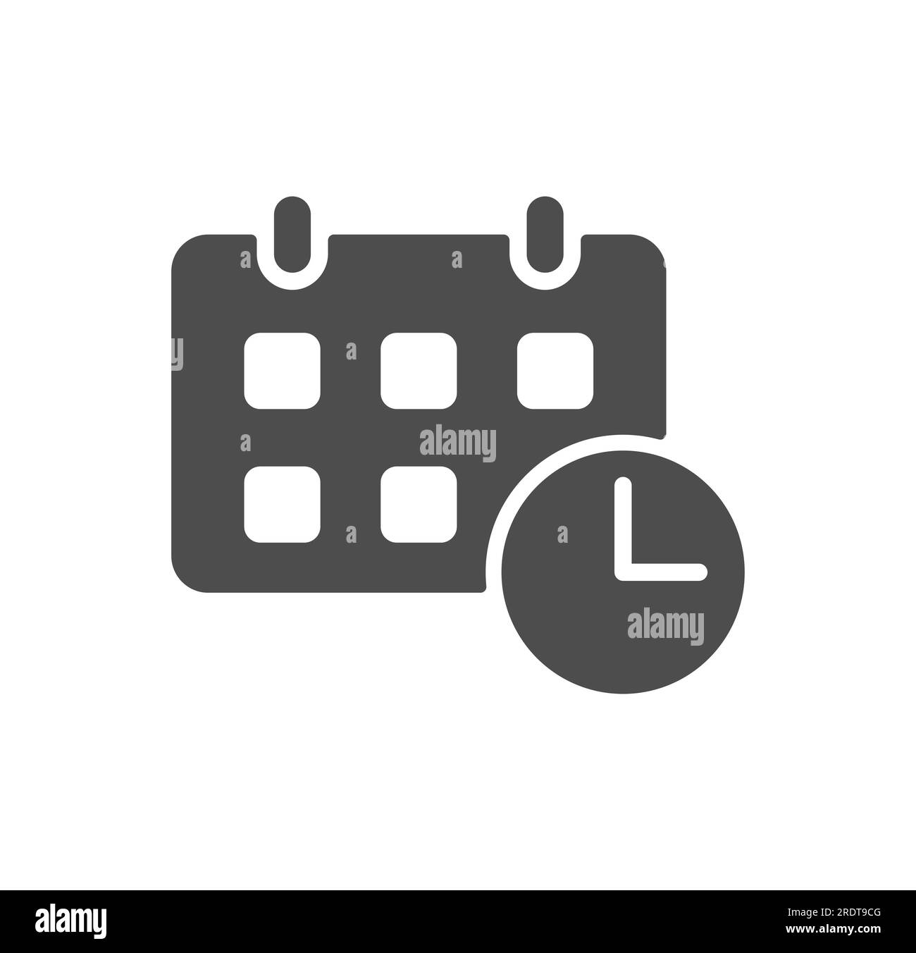 Date and time icon hi-res stock photography and images - Alamy