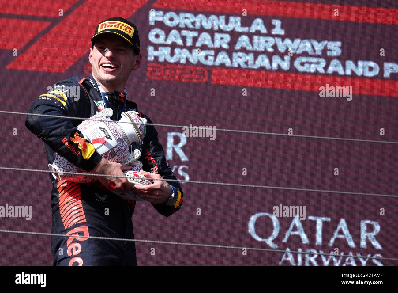 Mogyorod, Hungary. 23rd July, 2023. Max Verstappen of Red Bull Racing ...