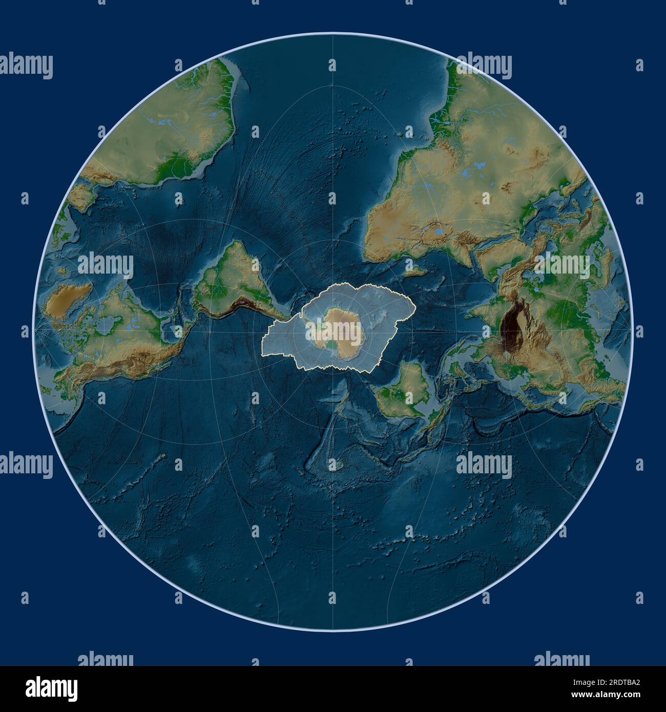 Shape antarctica tectonic plate hi-res stock photography and images - Alamy