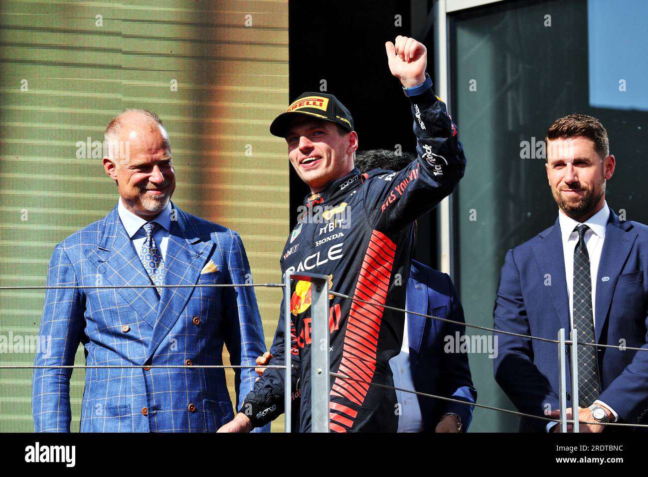 Budapest, Hungary. 23rd July, 2023. Race winner Max Verstappen (NLD ...