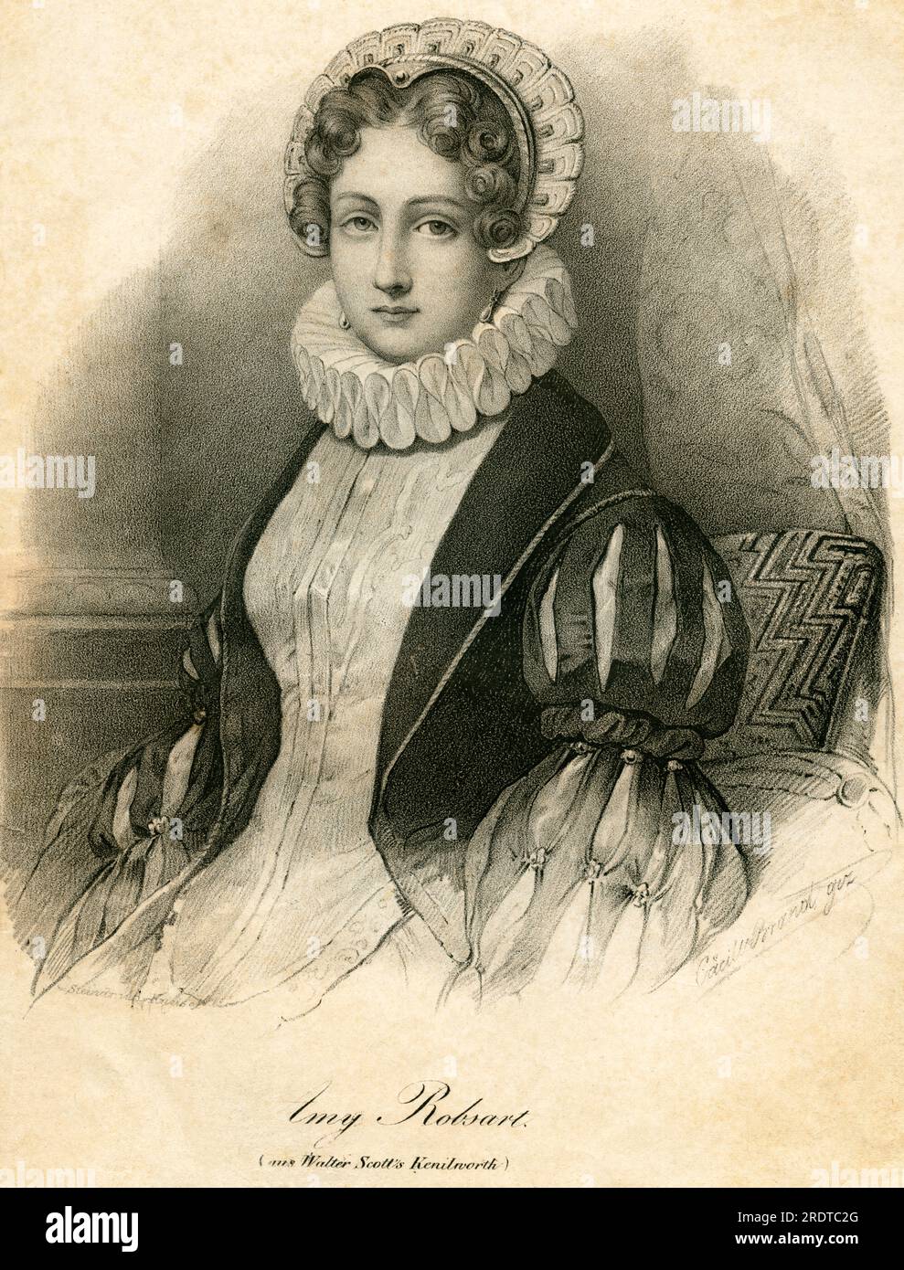 Europa, Großbritannien, Oxfordshire, Cumnor Place, Amy Robsart aus ...