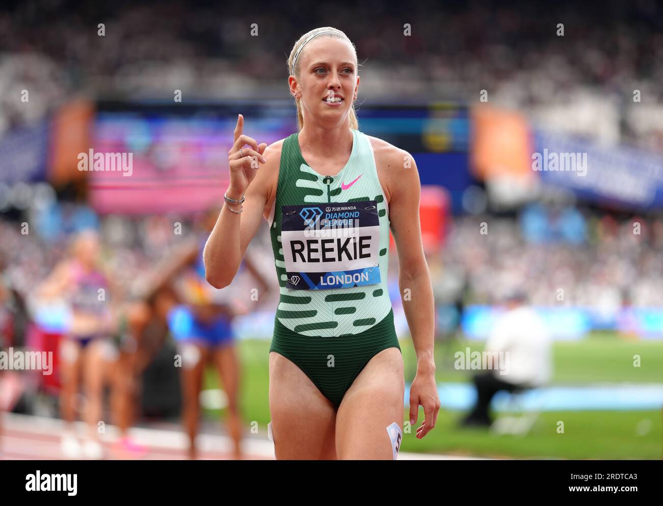 Jemma Reekie of Great Britain after winning the Women's 800m during The ...