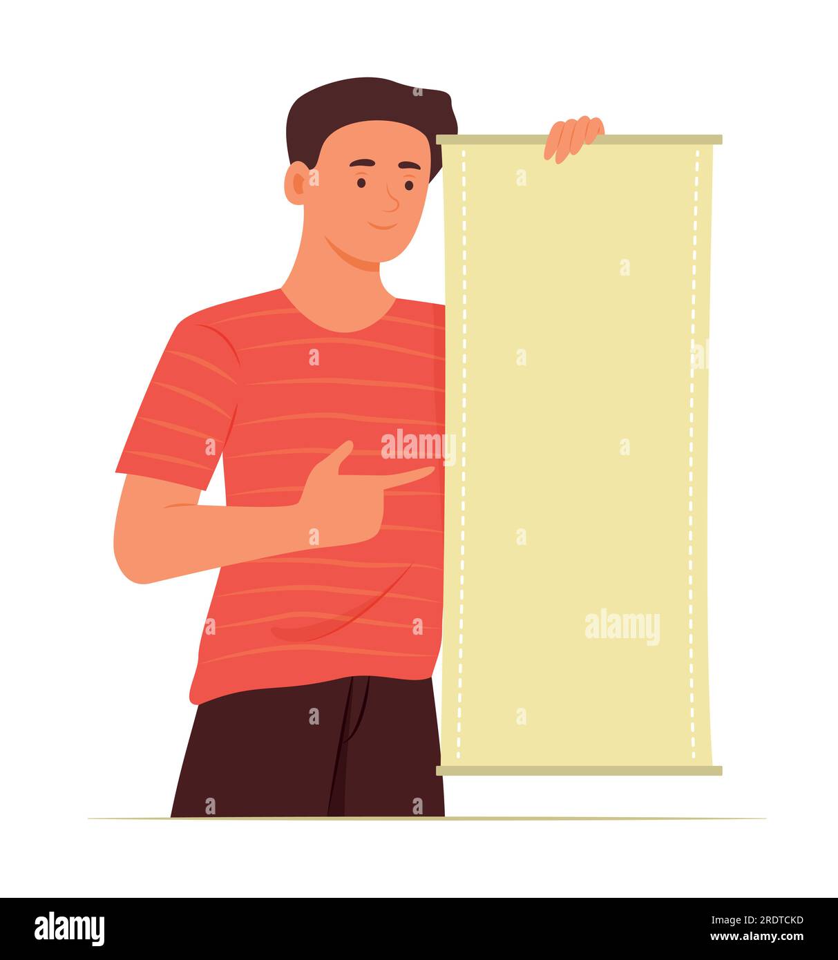 Concept figure blank sign Stock Vector Images - Alamy