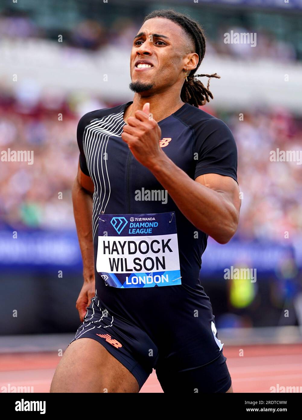 Alex Haydock-Wilson in action as he competes in the Men's 400m Final ...