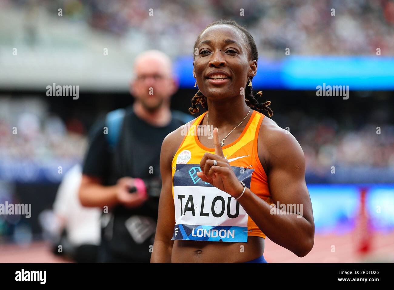 LONDON, UK - 23rd Jul 2023: Marie-Josee Ta Lou of Ivory Coast ...