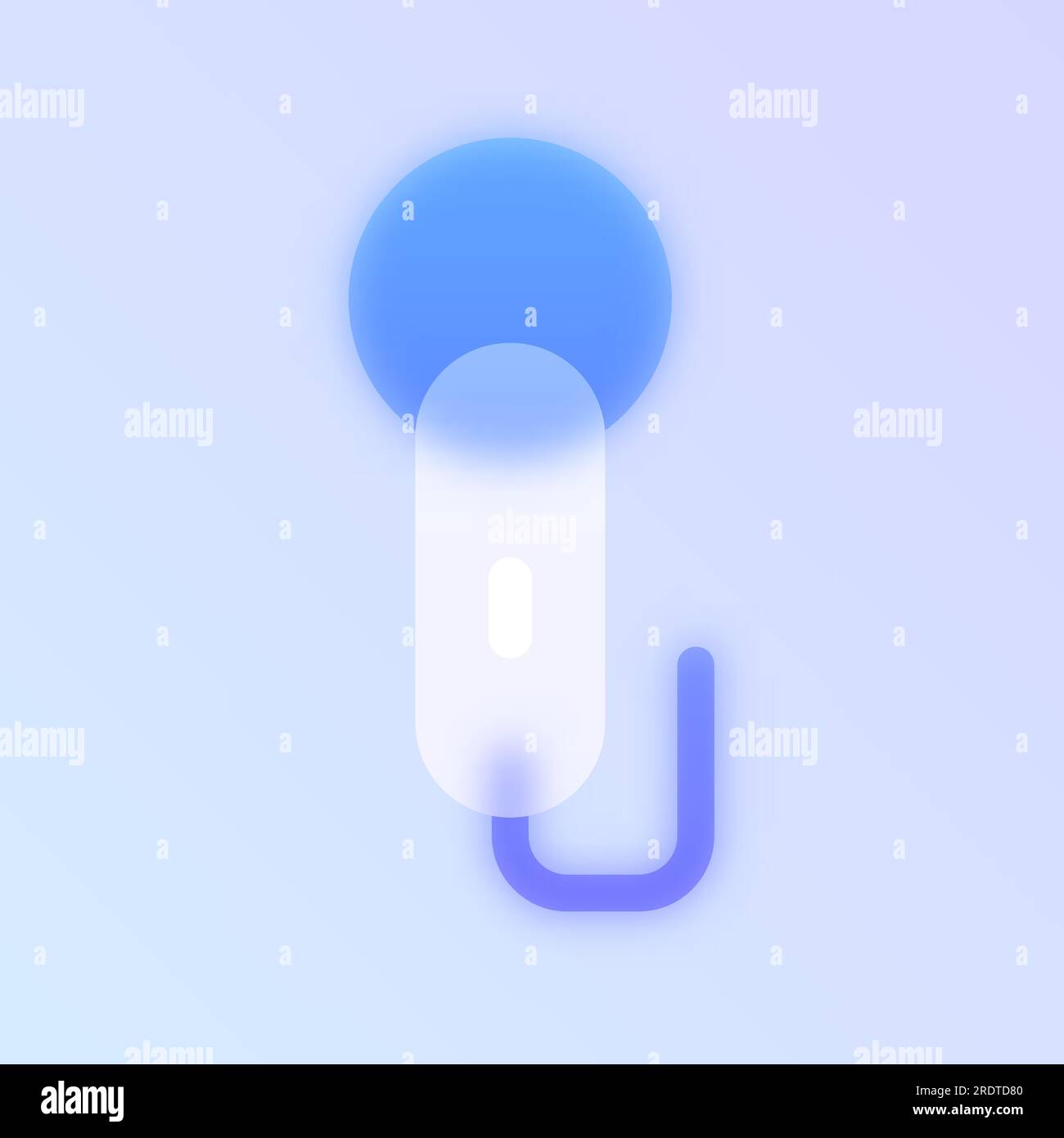 microphone glass morphism trendy style icon Stock Vector Image & Art ...