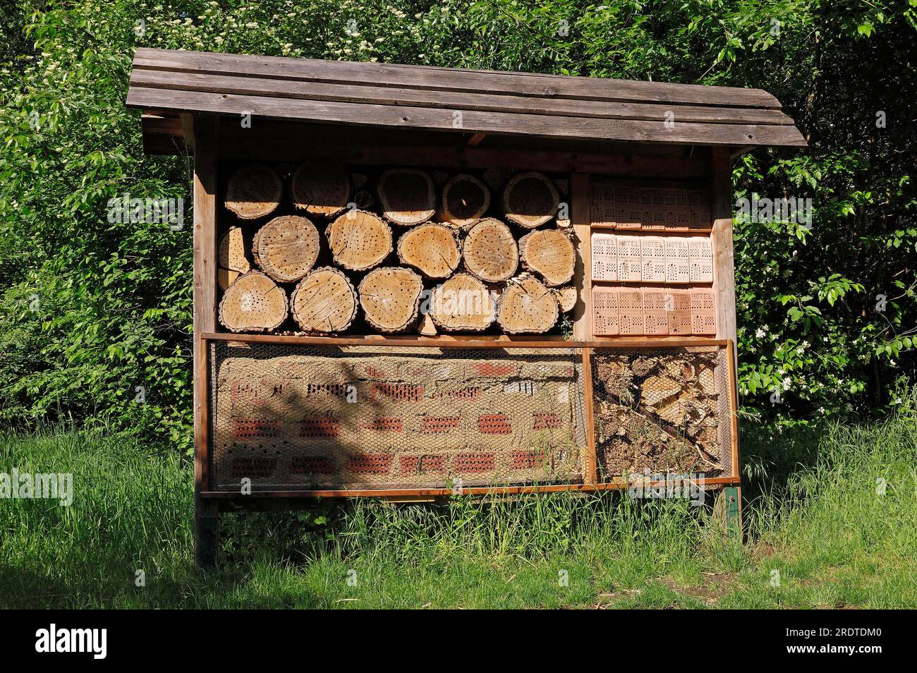 Nesting aids for wild bees and other insects, insect hotel, nwand ...