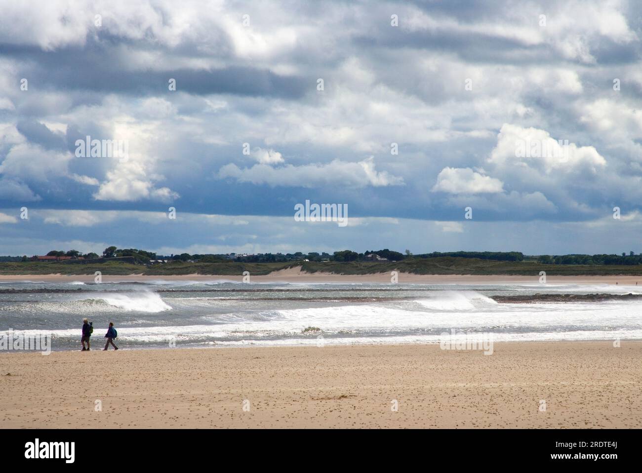 Beadnell bay beach hi-res stock photography and images - Alamy