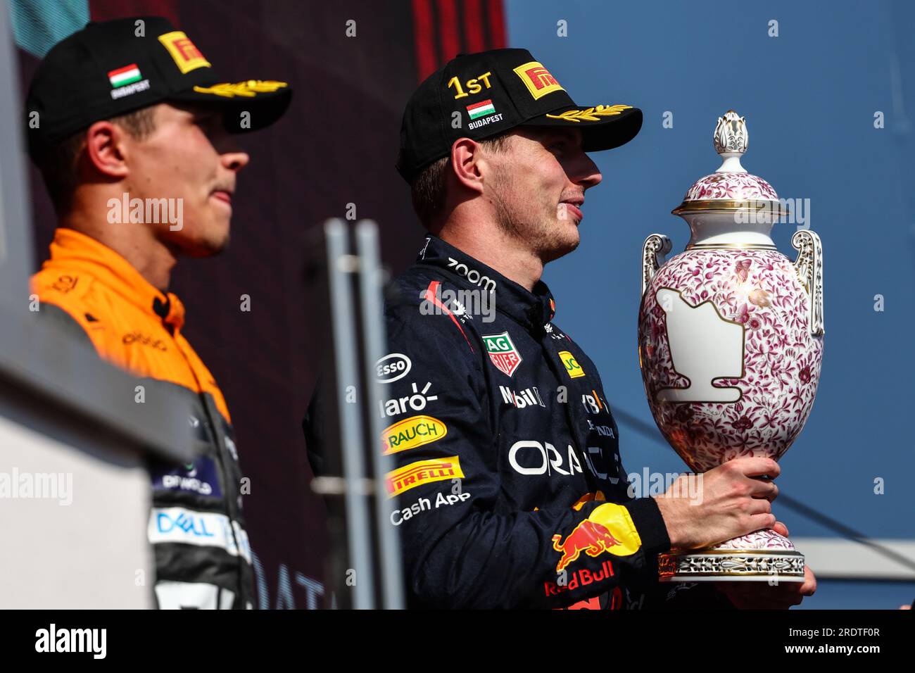 Budapest, Hungary. 23rd July, 2023. Race winner Max Verstappen (NLD ...