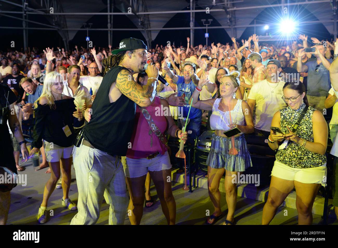Pompano Beach FL, USA. 22nd July, 2023. Michael Franti & Spearhead ...