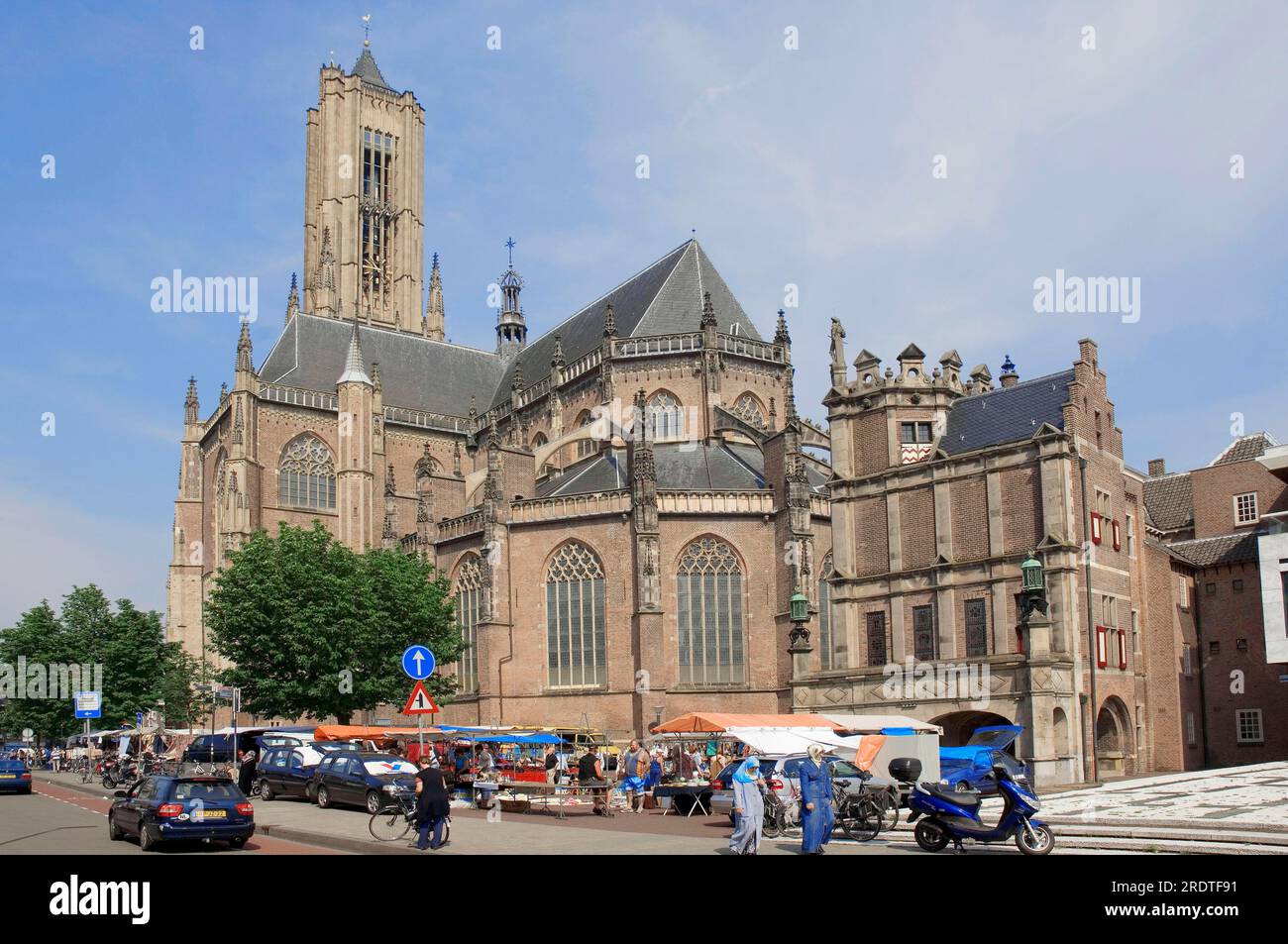 Eusebius Church and Market, Arnhem, Netherlands, Eusebiuskerk, Arnhem ...