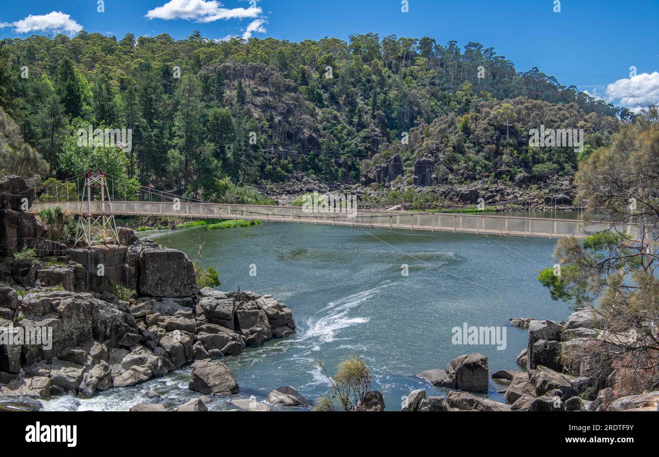 First suspension bridge hi-res stock photography and images - Alamy