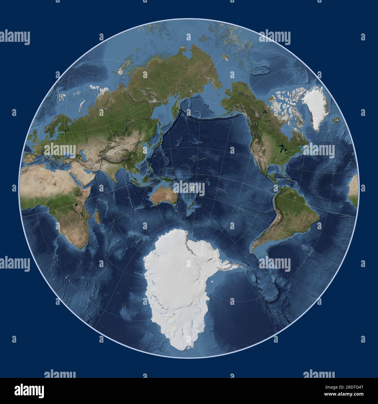 Conway Reef tectonic plate on the Blue Marble satellite map in the ...