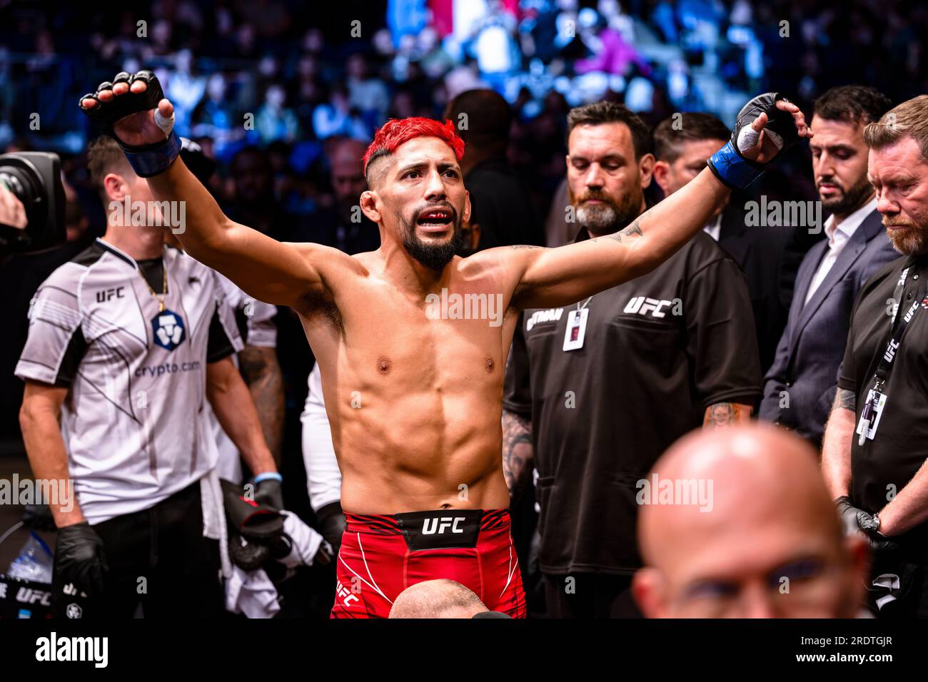 LONDON, UNITED KINGDOM. 22 Jul, 2023. Daniel Marcos prior to the fight ...