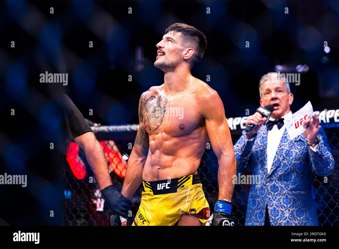 LONDON, UNITED KINGDOM. 22 Jul, 2023. Joel Alvarez celebrates after ...