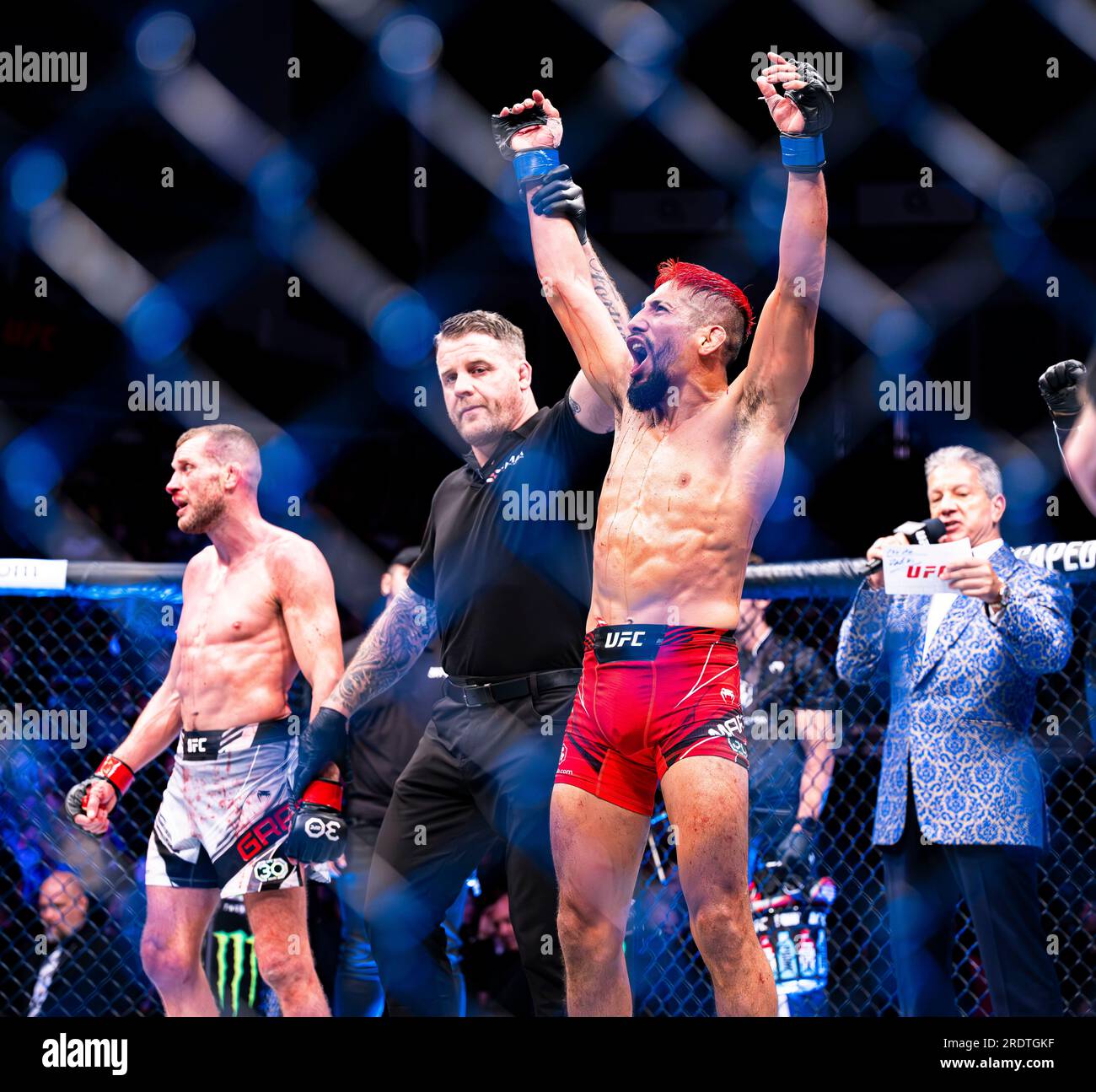 LONDON, UNITED KINGDOM. 22 Jul, 2023. Daniel Marcos celebrates after ...