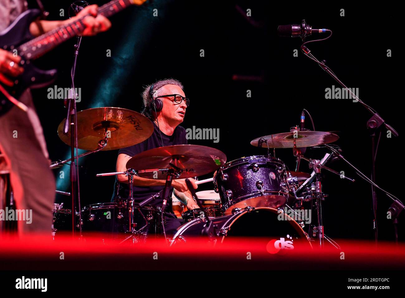 Alghero, Italy. 22nd July, 2023. Donald Renda during Biagio Antonacci ...