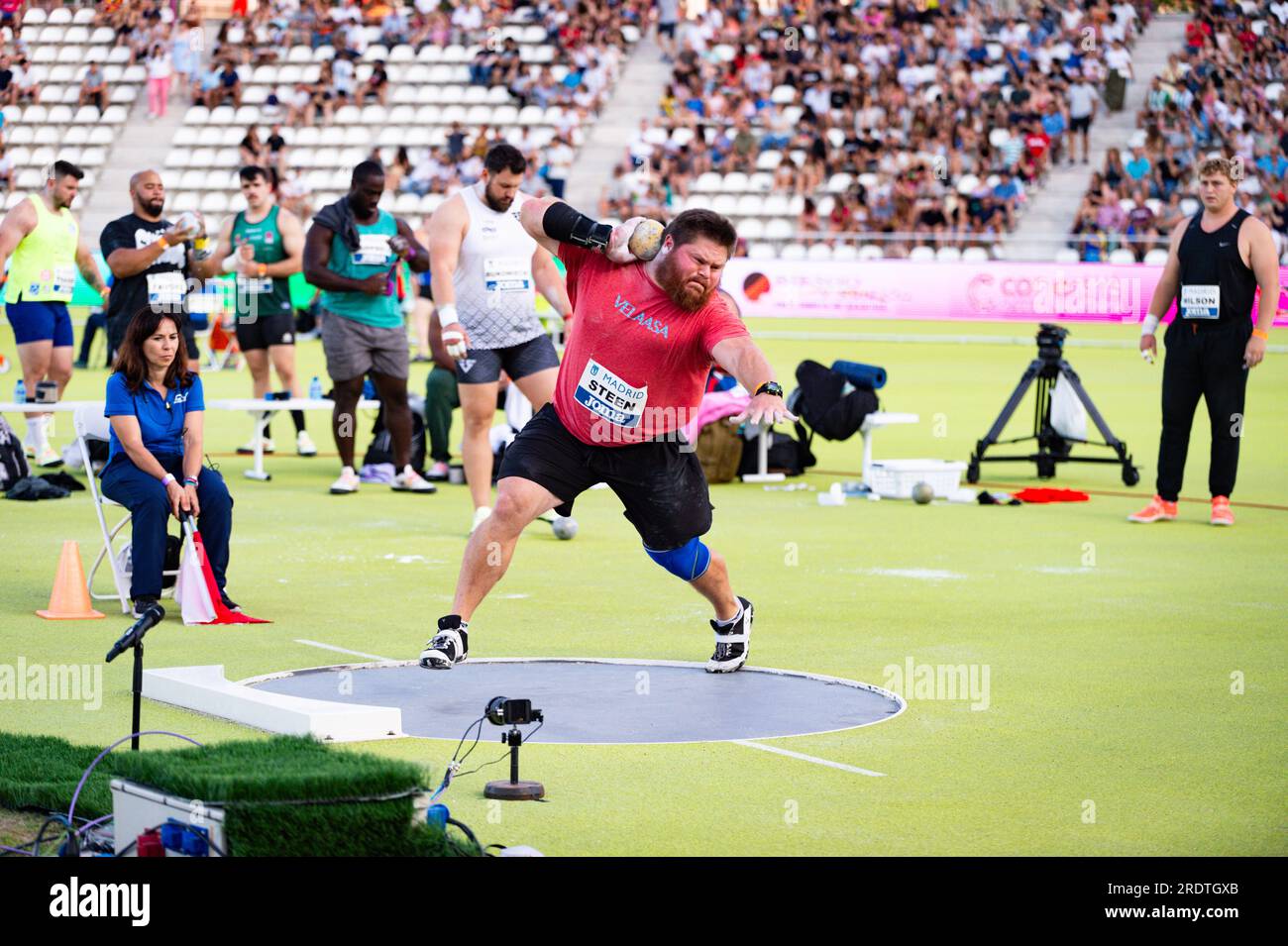 Madrid, Spain. 22nd July, 2023. Roger Steen competes during the WACT ...