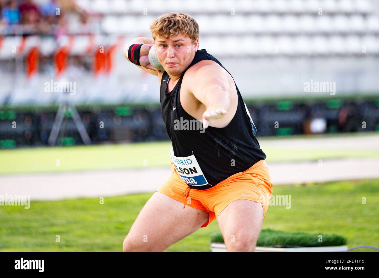 Madrid, Spain. 22nd July, 2023. Jonah Wilson competes during the WACT ...