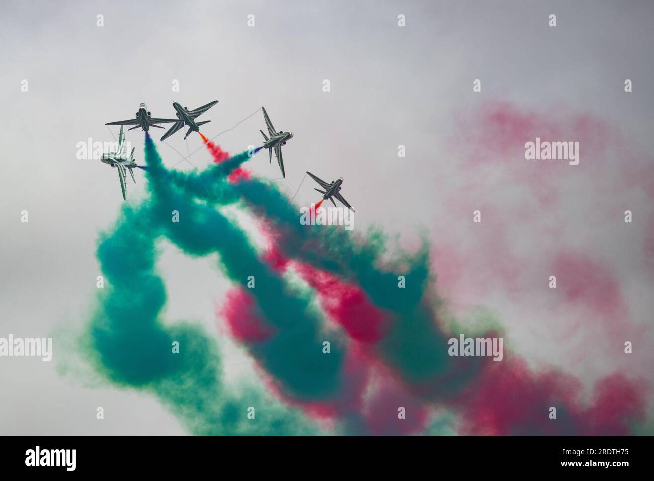 The Royal Saudi Air Force Falcons at the Royal International Air Tattoo ...